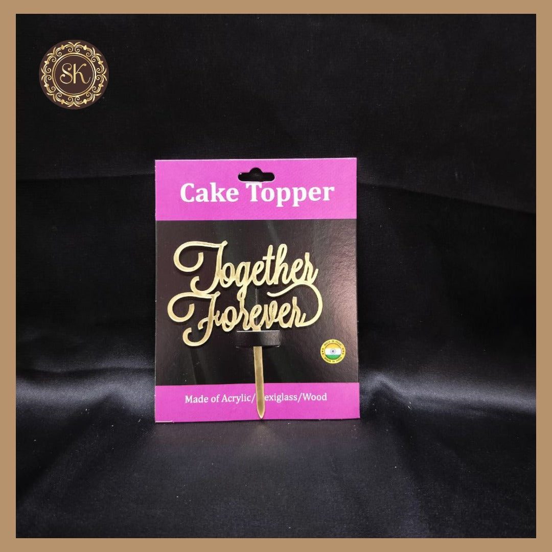 Together Forever Cake Topper | Acrylic Cake Topper | Cake Topper 4 inc ...