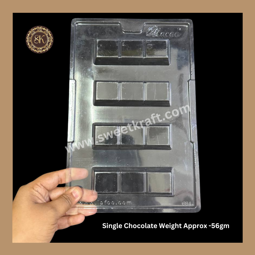 Plastic chocolate mould | Cacao | Kunafa Mould | Plastic molds (PM-334 ...