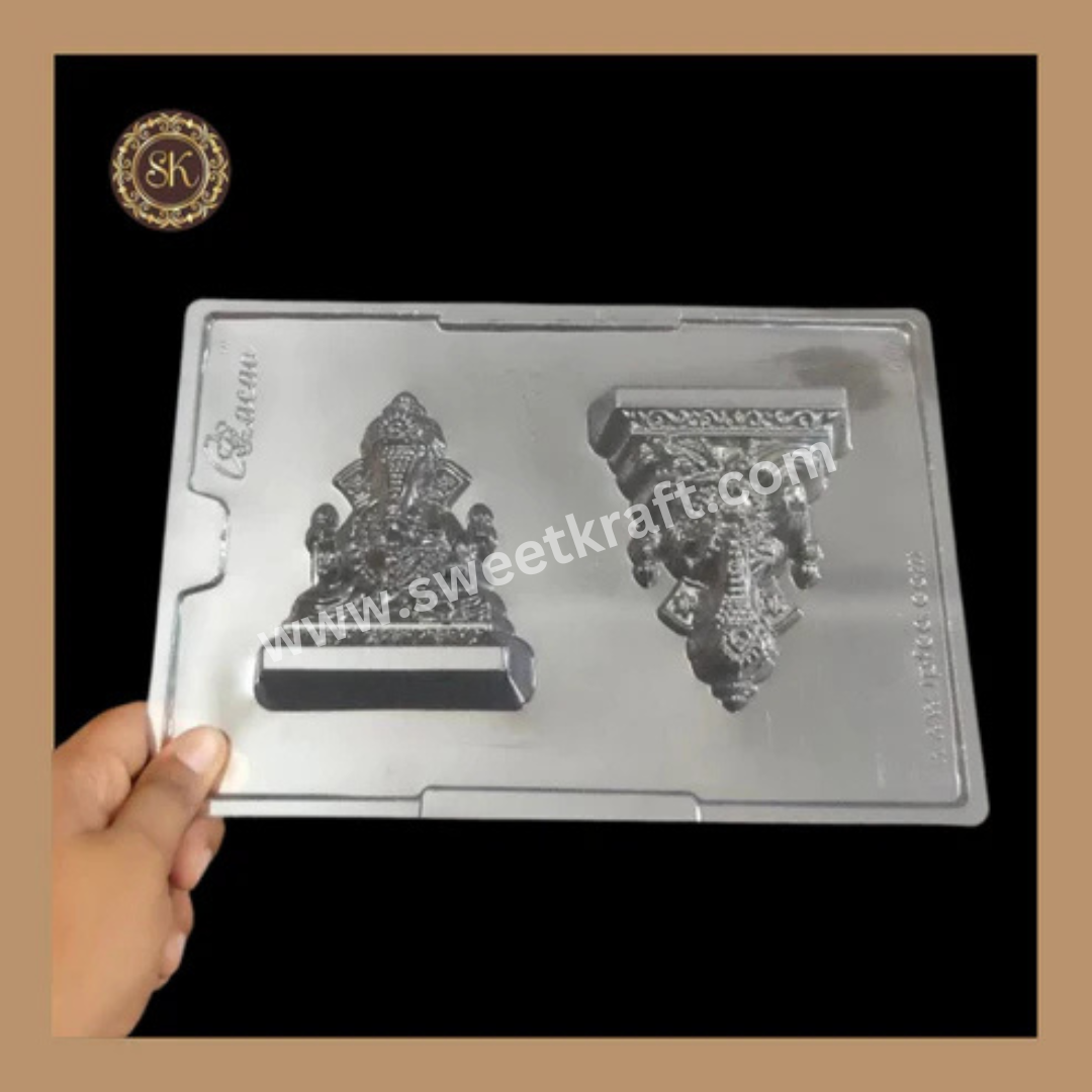 Plastic chocolate mould | Ganesh Idol Mould | Cacao | Plastic Mould ...