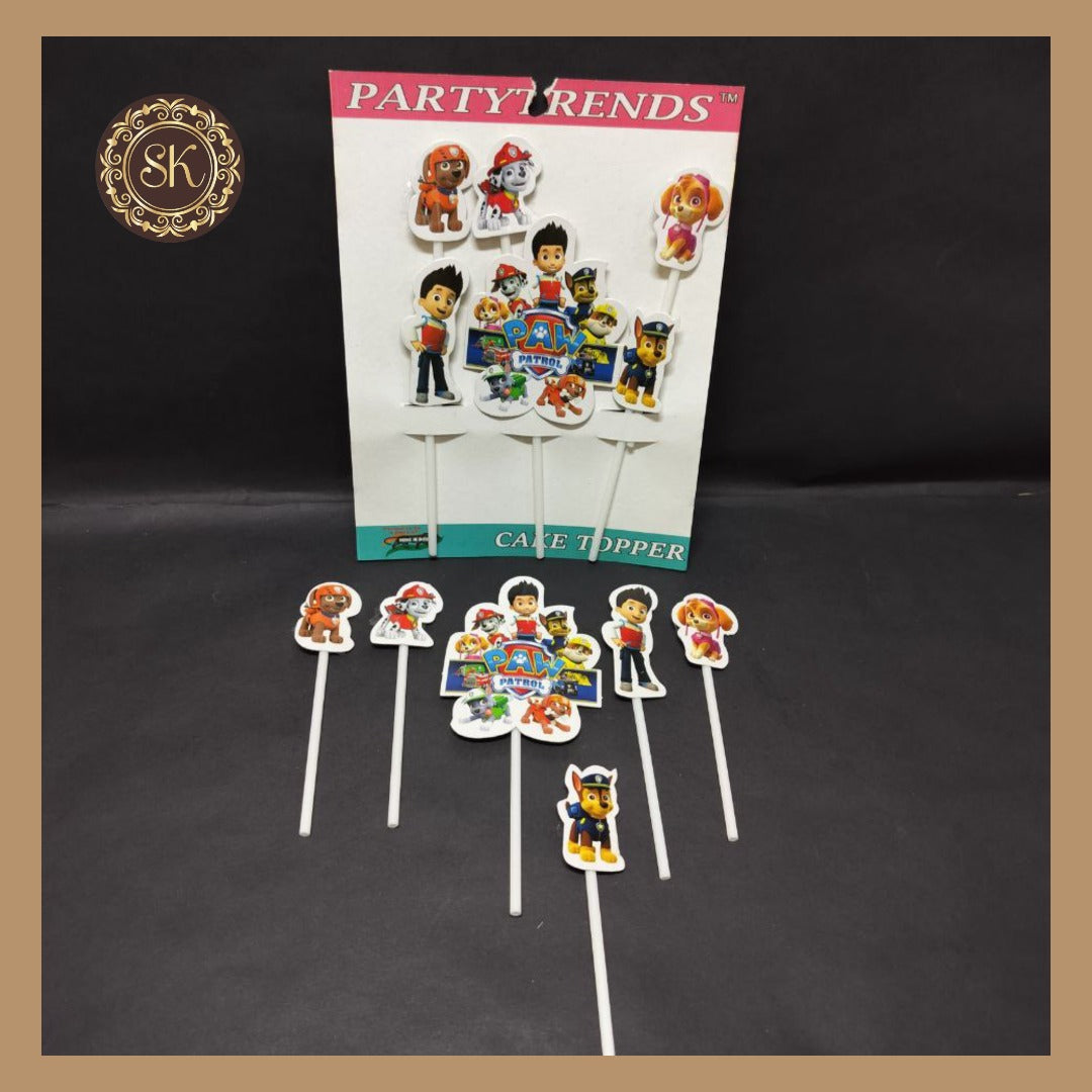 Theme Cake Toppers - 6pcs, Happy Birthday Cake Toppers | Party Cake To ...