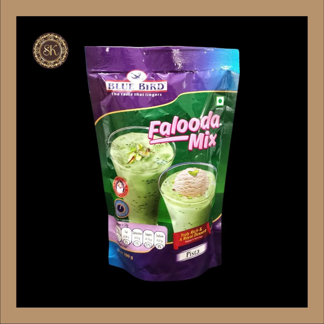 Pista Falooda | Falooda Mix | Instant Falooda Mix | Blue Bird - 200gms ...