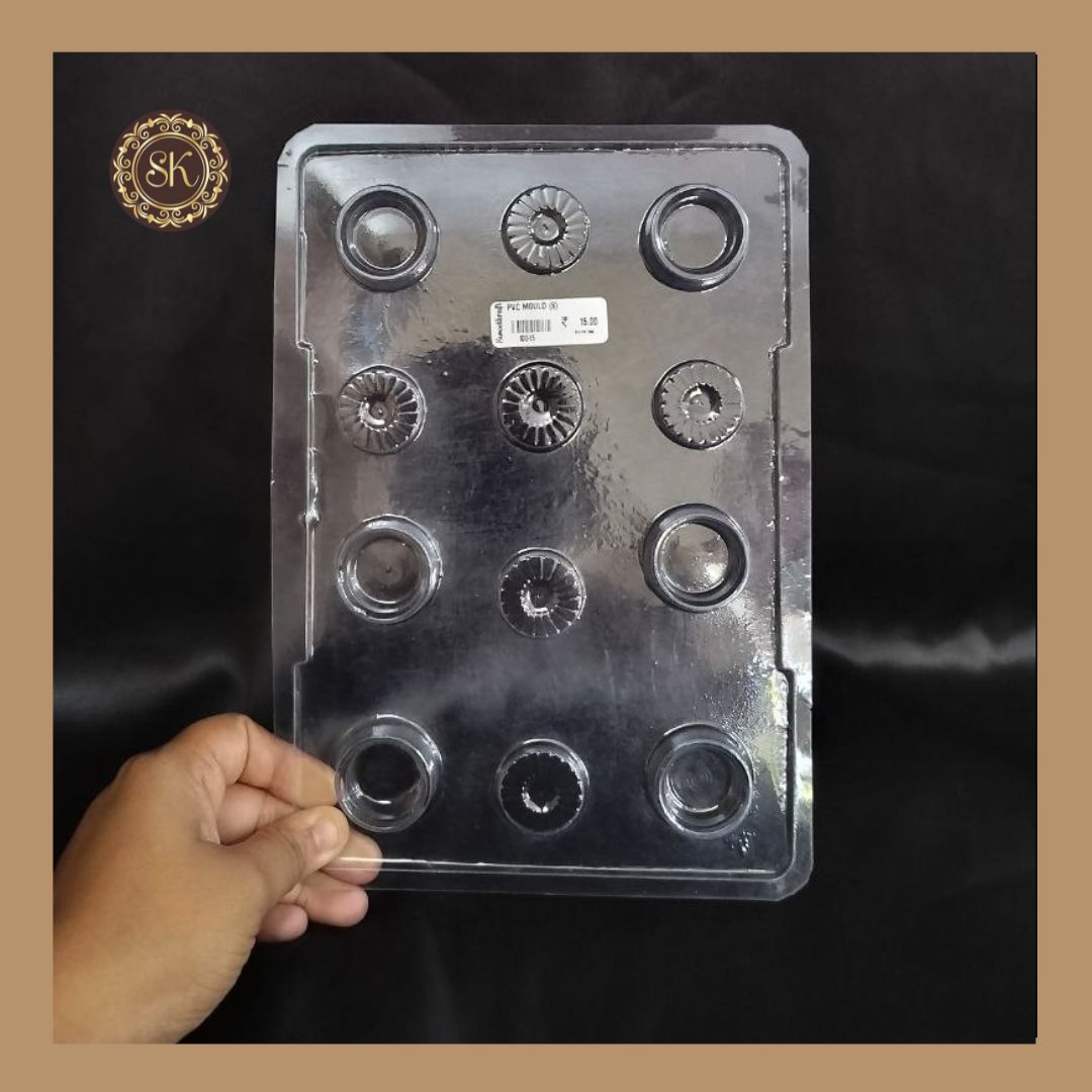 Plastic chocolate mould | Round Shaped Chocolate Mold | Chocolate Plas ...