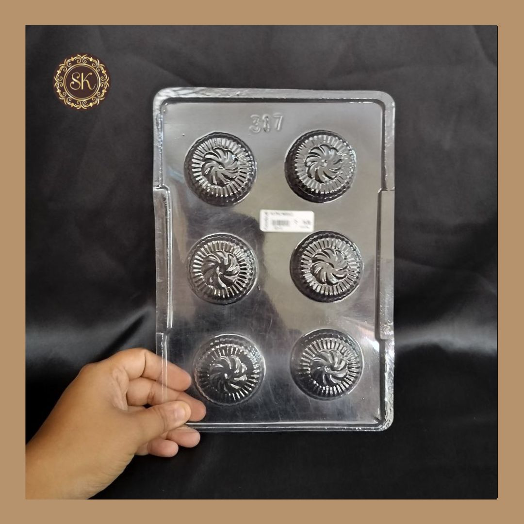 Plastic chocolate mould | Round Design Chocolate Mould | Chocolate Pla ...
