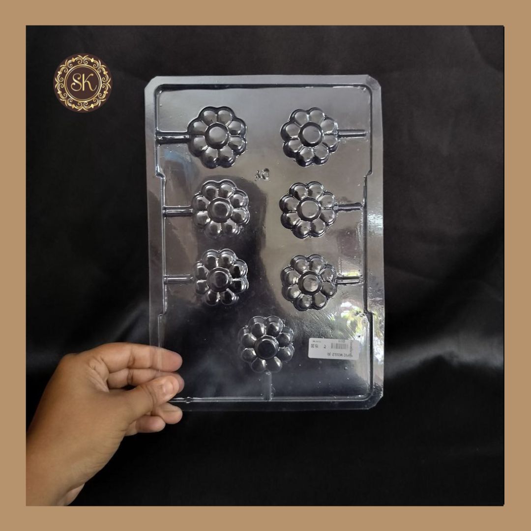 Plastic chocolate mould | Flower Design Chocolate Mould | Chocolate Pl ...