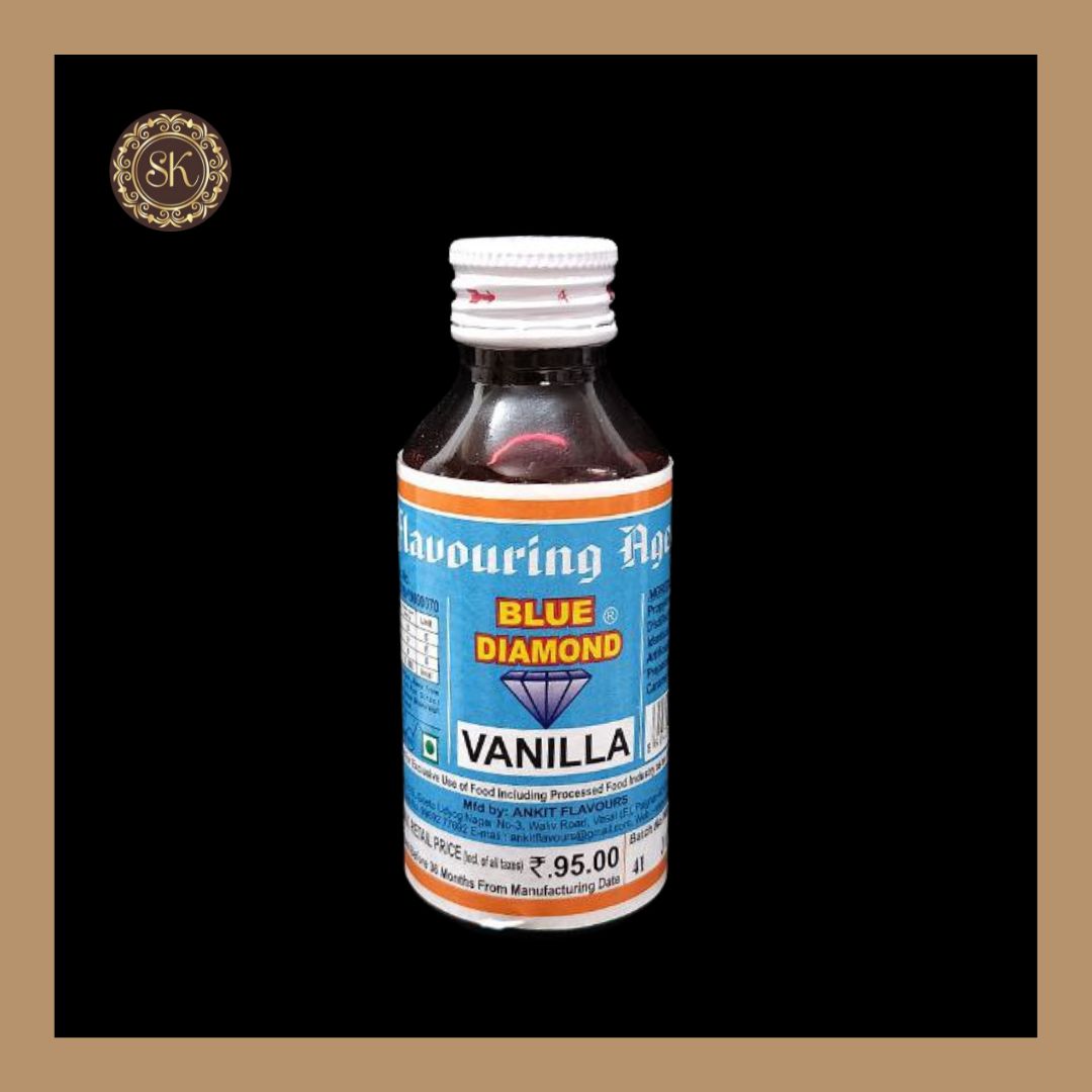 Food Flavour | Vanilla | Blue Diamond 100ml – Sweetkraft | Baking supplies