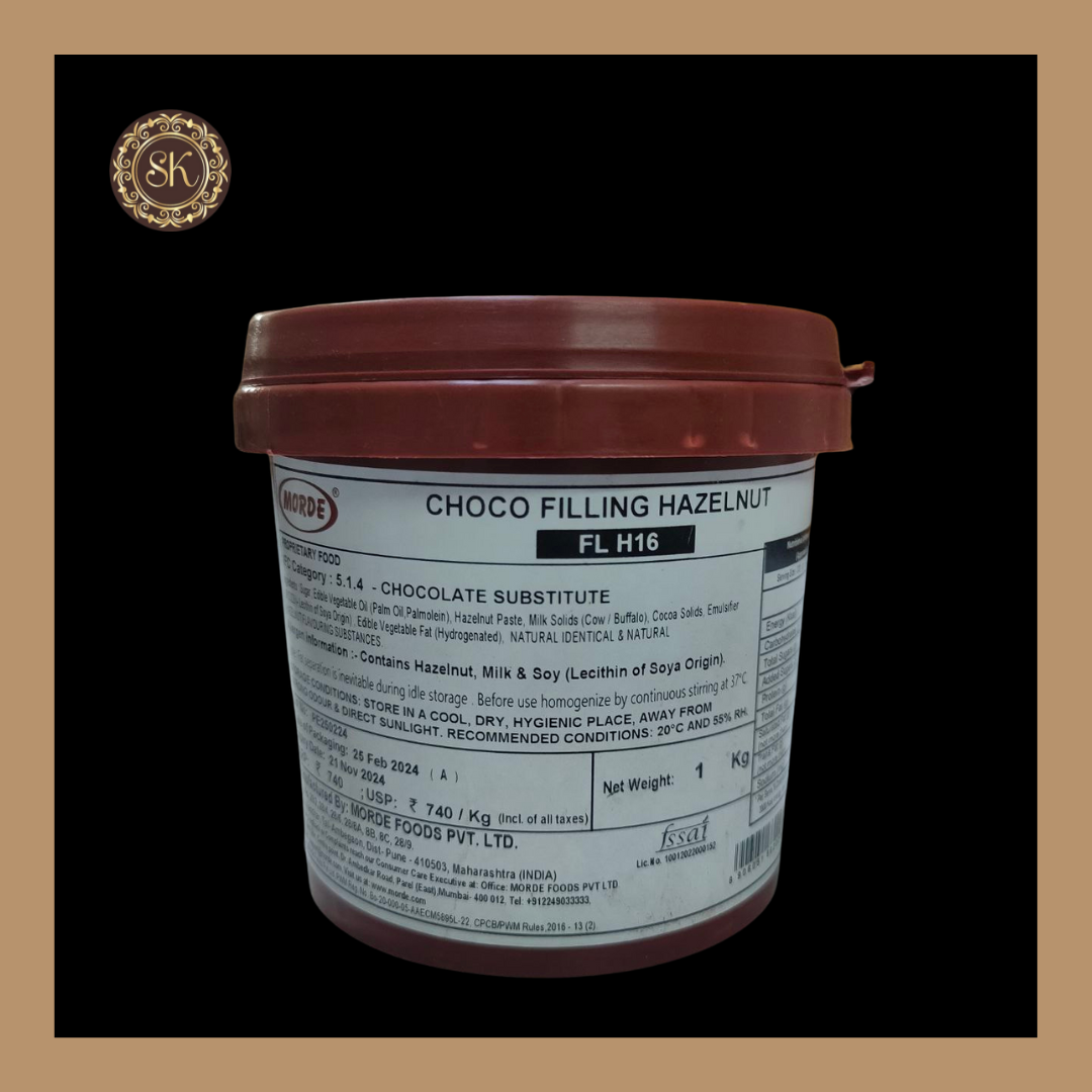 Hazelnut Filling | Choco Hazelnut Filling - FLH16 | Morde - 1 kg ...