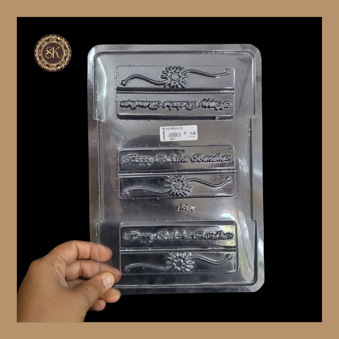 Plastic chocolate mould | Raksha Bandhan Chocolate Mould | Chocolate P ...