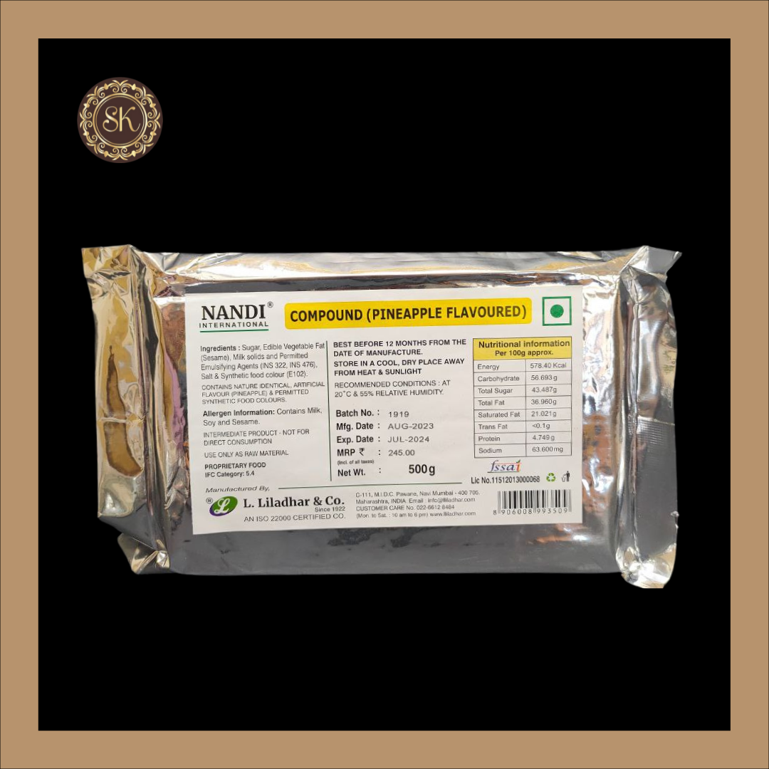 Mango Flavoured Compound | Mango Compound | Nandi - 500gms – Sweetkraft ...