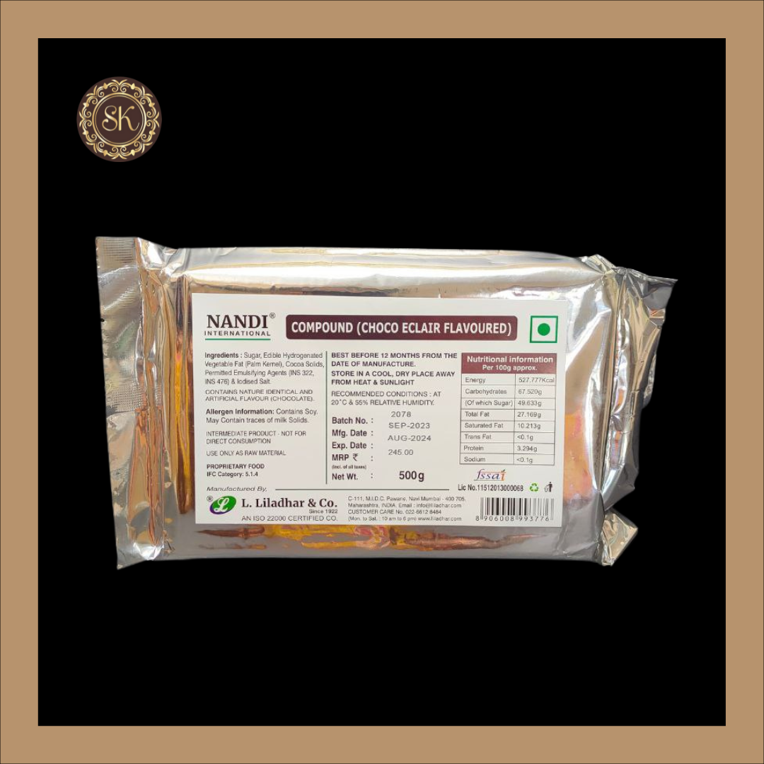 Choco Eclair Flavoured Compound | Choco Eclair Compound | Nandi - 500g ...