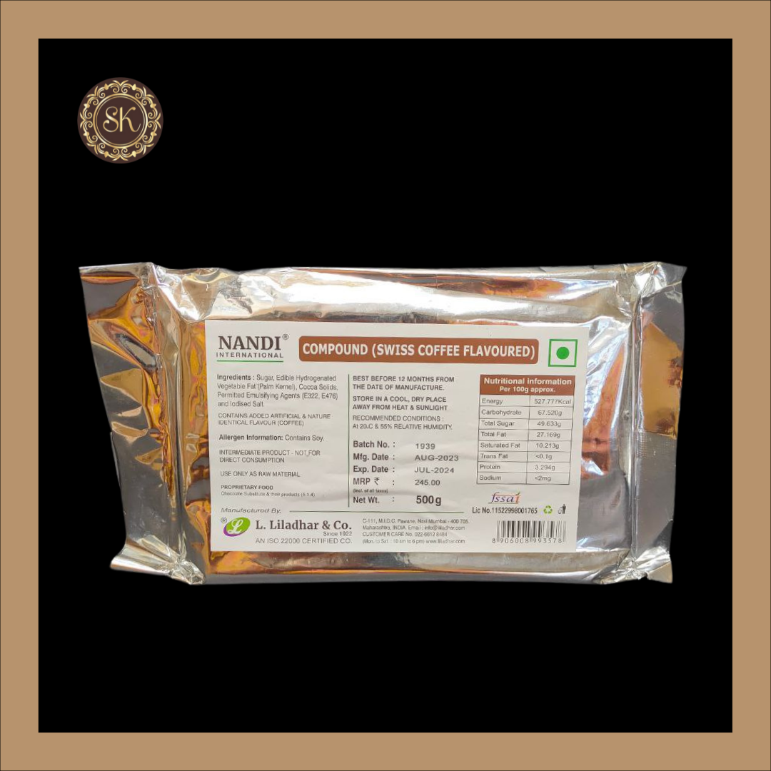 Swiss Coffee Flavoured Compound | Swiss Coffee Compound | Nandi - 500g ...