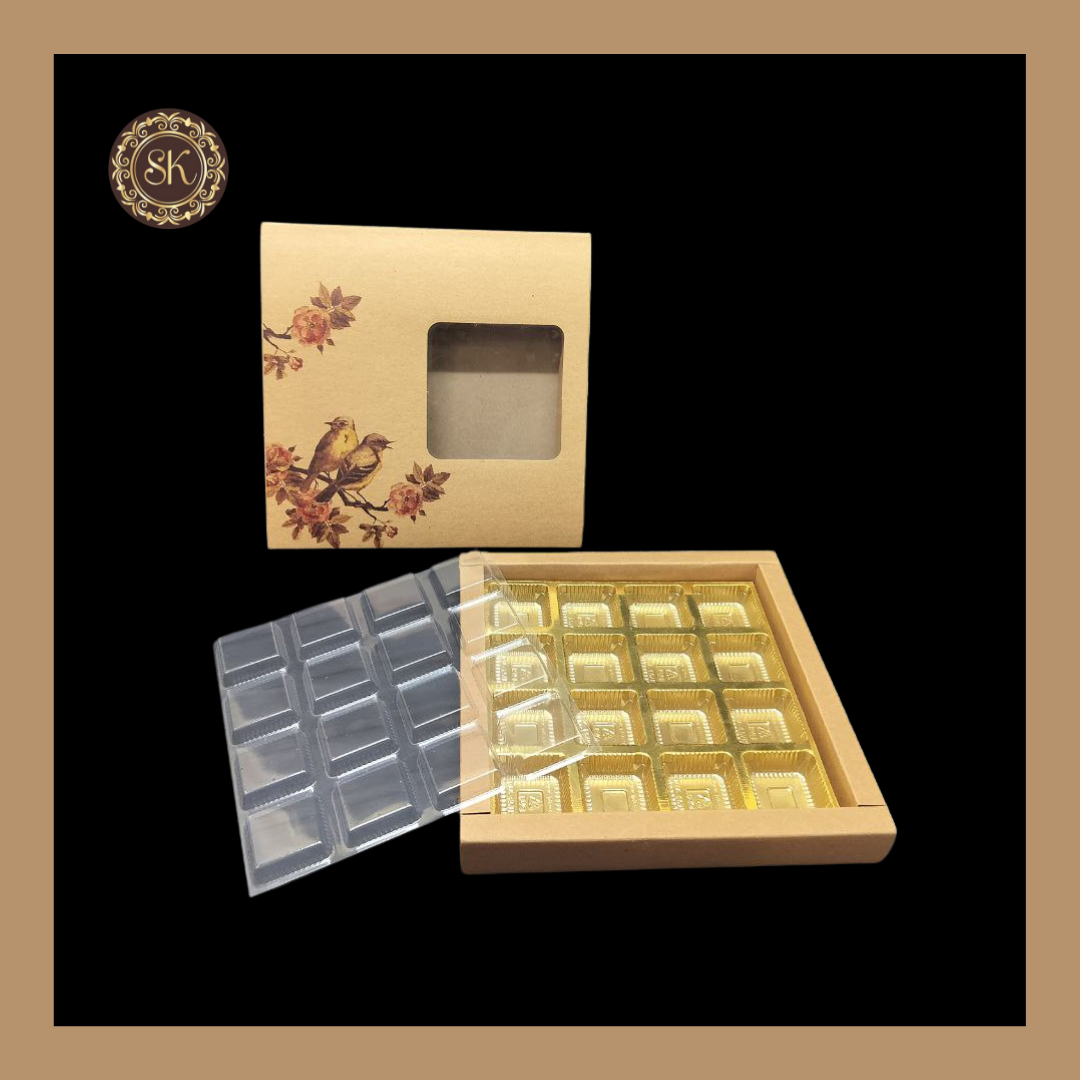 16 Eco-Nature Cavity Box | Golden Cavity Box | Chocolate Box | Gift Bo ...