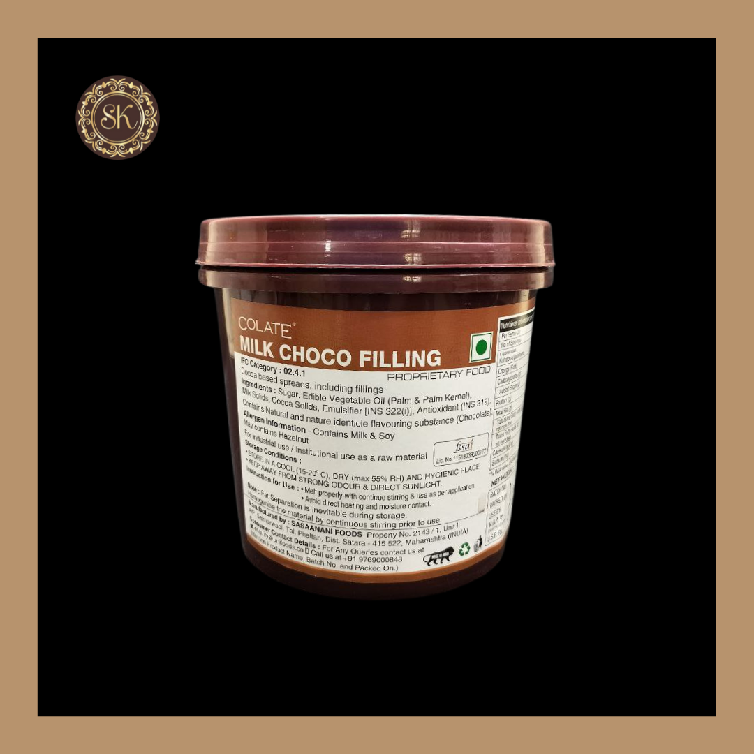 Milk Choco Filling | Colate - 1kg – Sweetkraft | Baking supplies