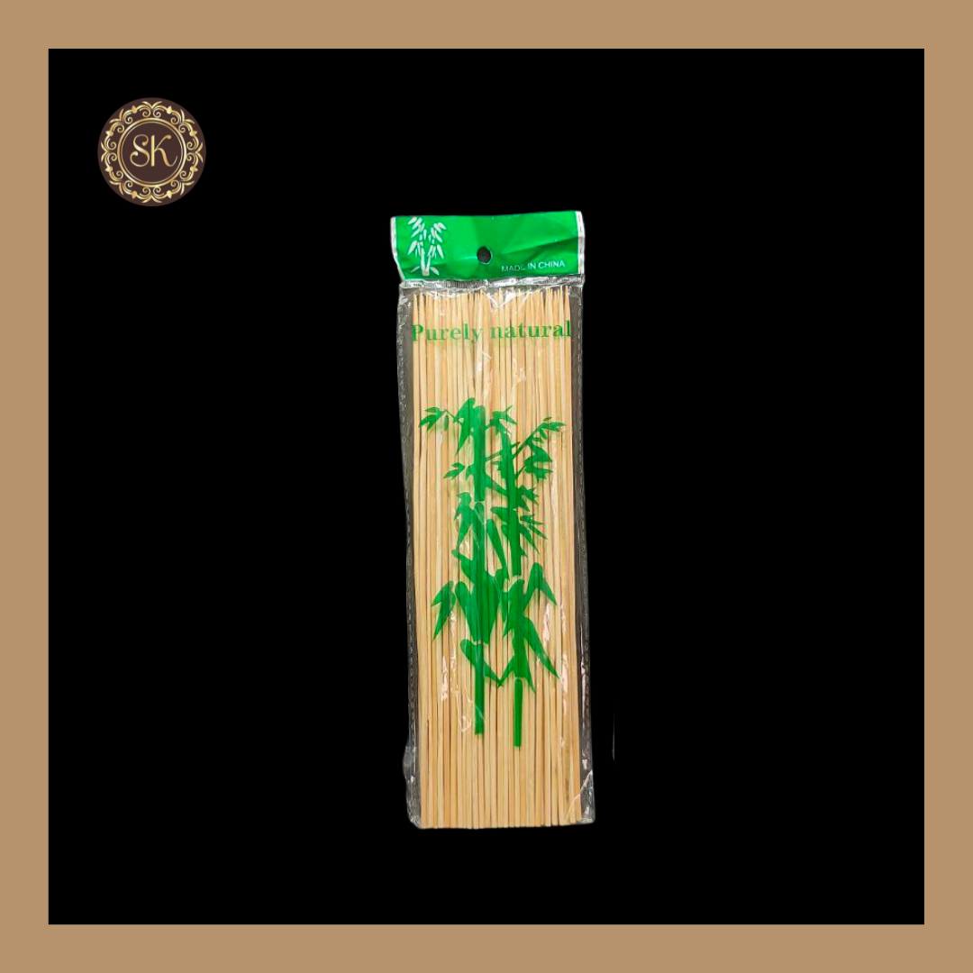 Bamboo Stick | Wooden Stick | Barbeque Stick | Purely Natural - 10Inch ...