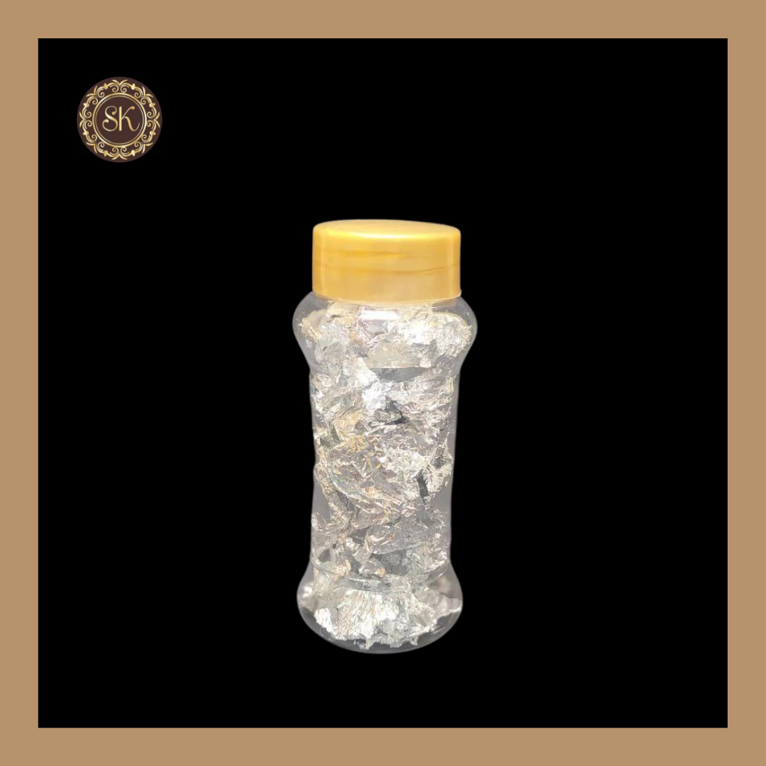 Silver Flakes | Vark | Cake Decor – Sweetkraft | Baking supplies