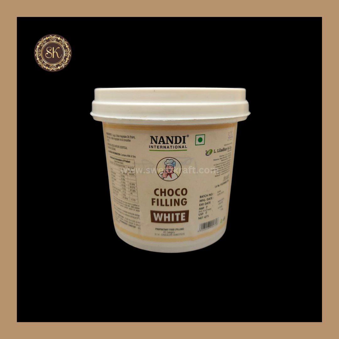 Choco Filling White | Nandi - 1kg – Sweetkraft | Baking supplies