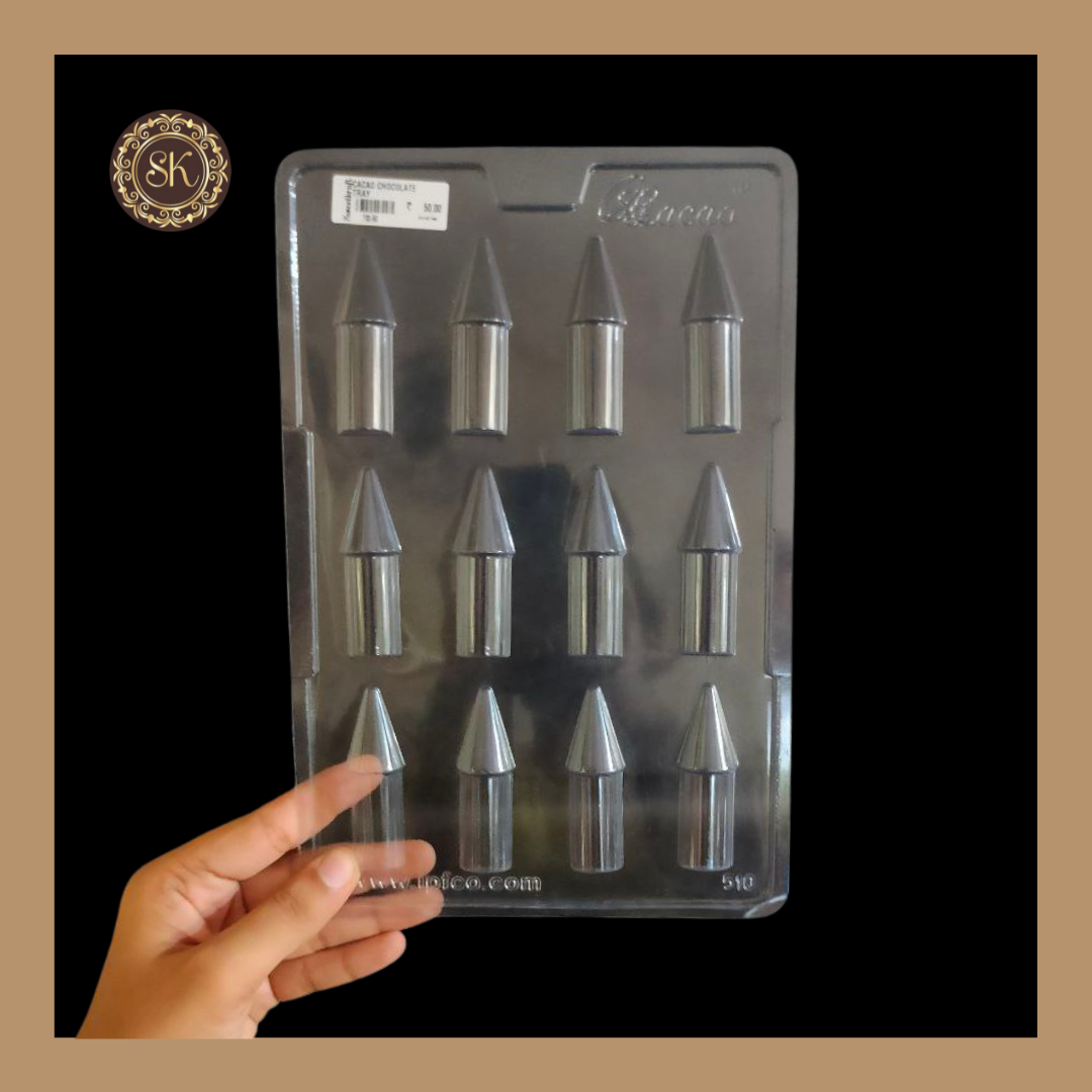 Plastic chocolate mould | Cacao | Phataka Shaped Mold | Diwali Plastic ...