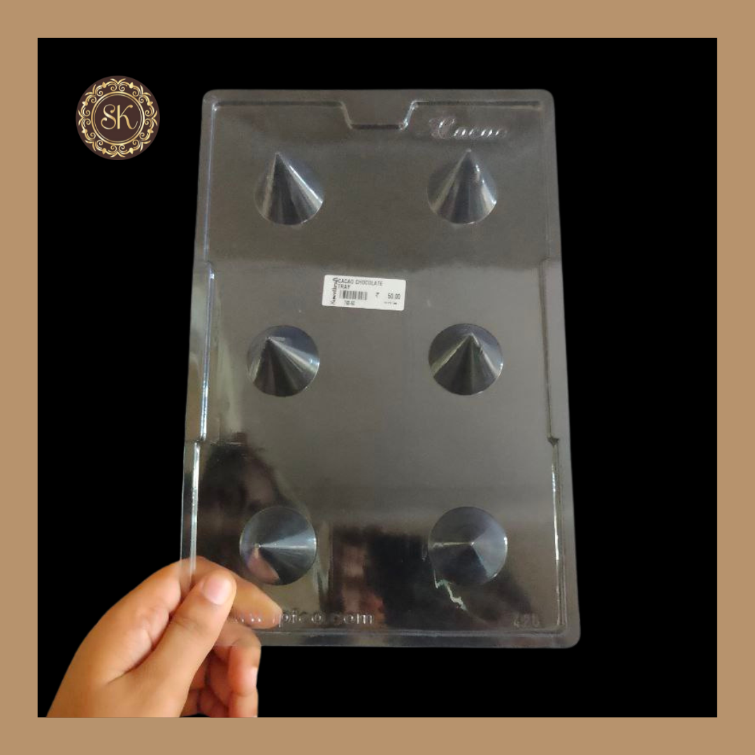 Plastic chocolate mould | Cacao | Phataka Shaped Mold | Diwali Plastic ...
