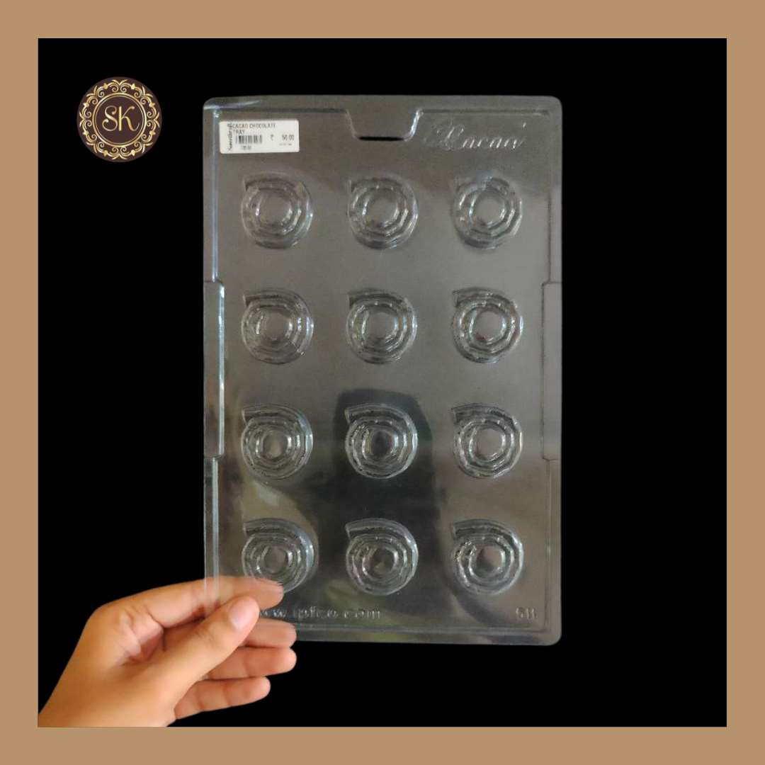 Plastic chocolate mould | Cacao | Phataka Shaped Mold | Diwali Plastic ...