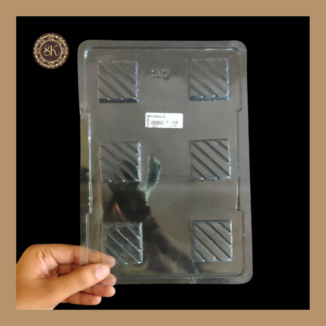 Plastic chocolate mould | Square Pattern Mold | Plastic Mold | Plastic ...