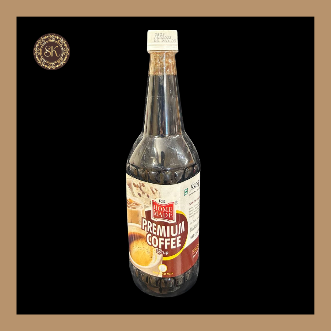 Home Made | Premium Coffee Syrup | RK Home Made Natural Syrup - 750ml ...