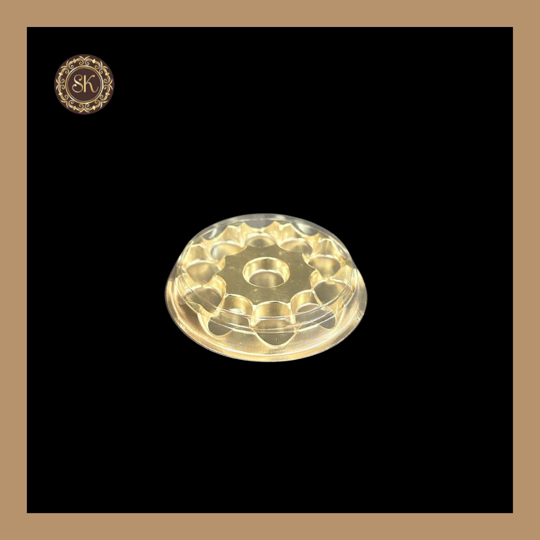 11 Cavity Mini Round Modak Box | Chocolate Modak Box | Golden Colour ...