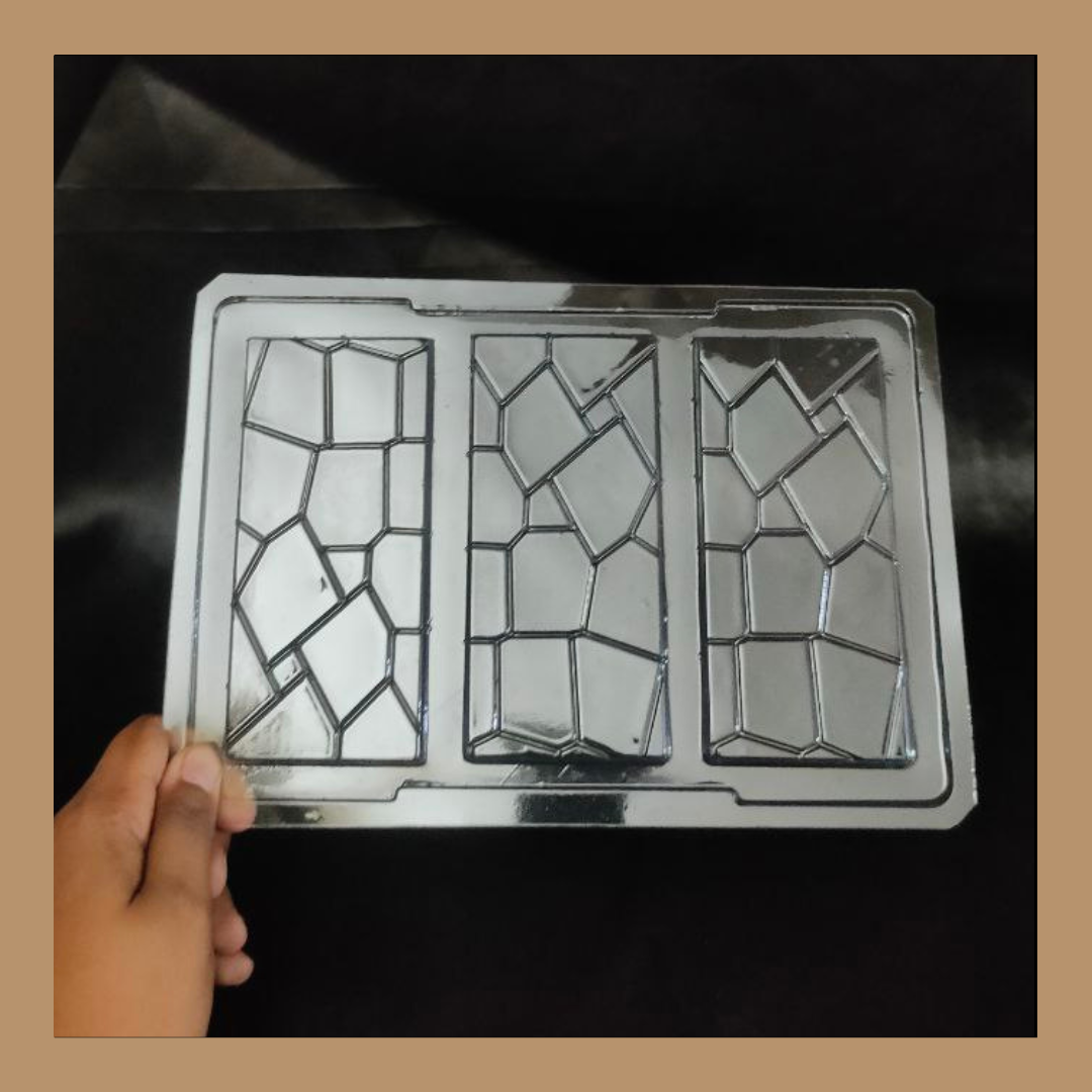 Plastic Chocolate Mould | Chocolate Bar Design Mould | Chocolate Plast ...