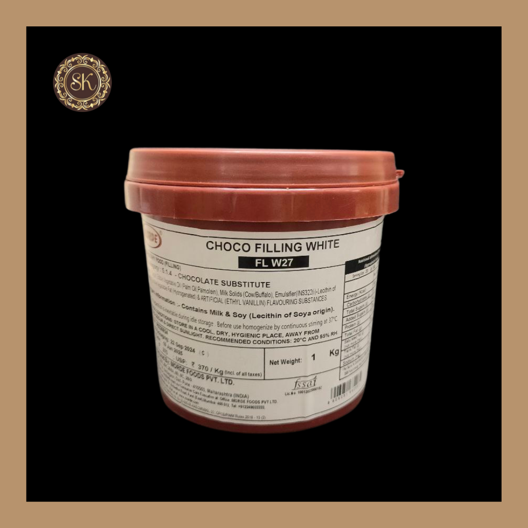 White Filling | Choco Filling White - FL W27 | Morde - 1 kg ...
