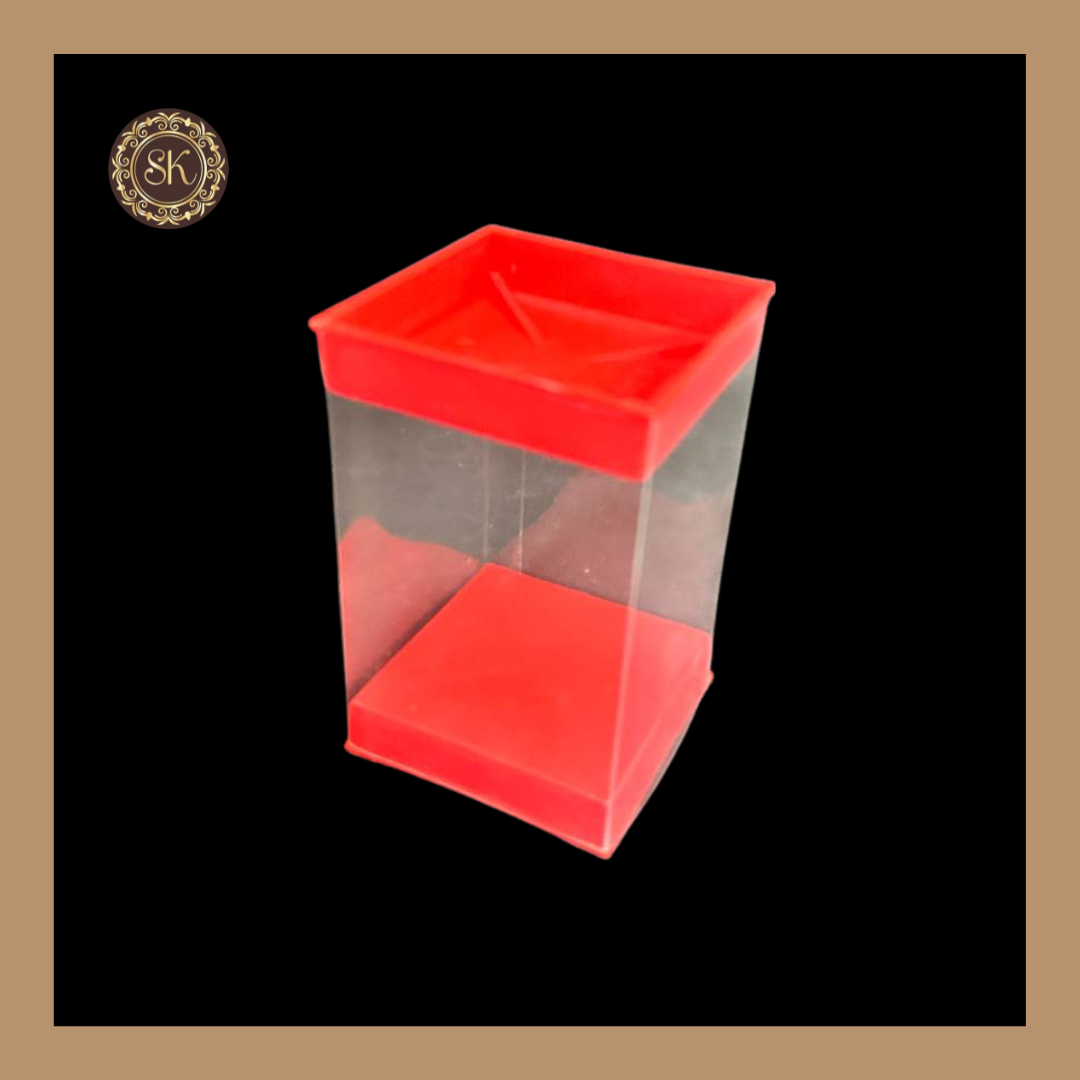 Single Modak Box | Gift Box | Square | Colours Red, Blue, Pink, Brown ...