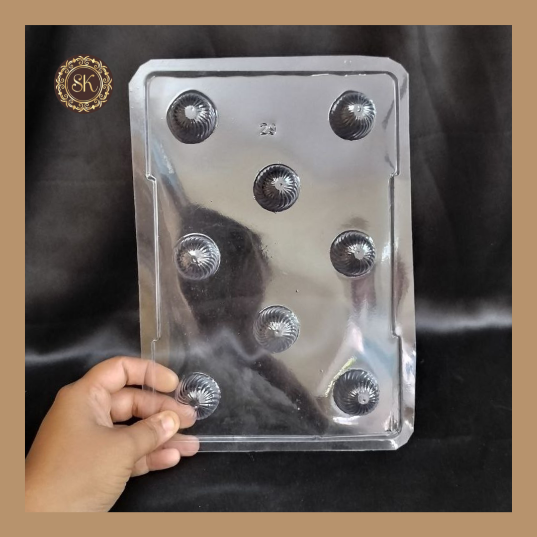 Plastic chocolate mould | Round Chocolate Mold | Chocolate Plastic Mol ...