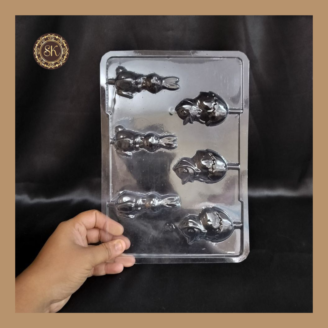 Plastic chocolate mould | Bunny Chocolate Mold | Easter Chocolate Plas ...