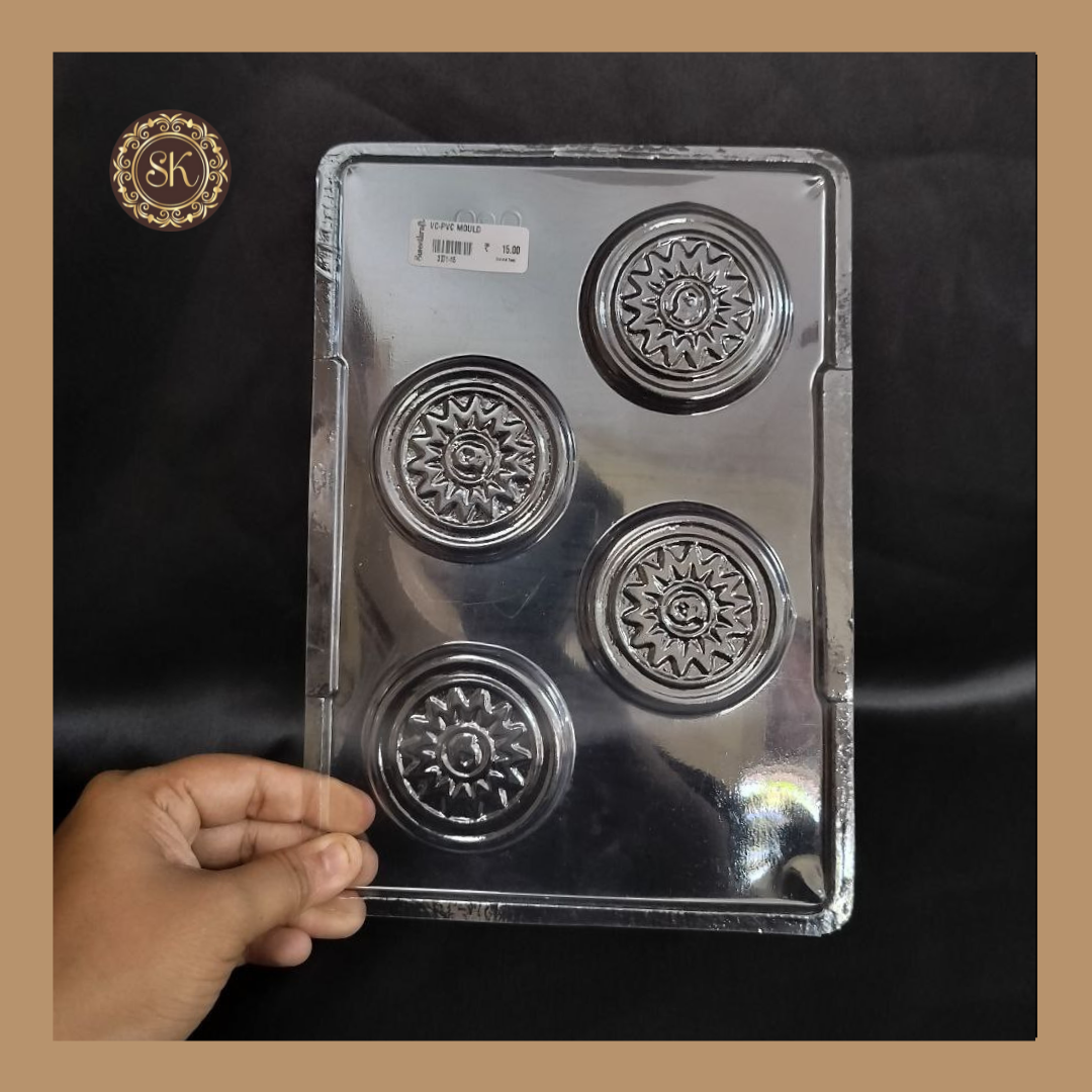 Plastic chocolate mould | Round Design Chocolate Mould | Chocolate Pla ...