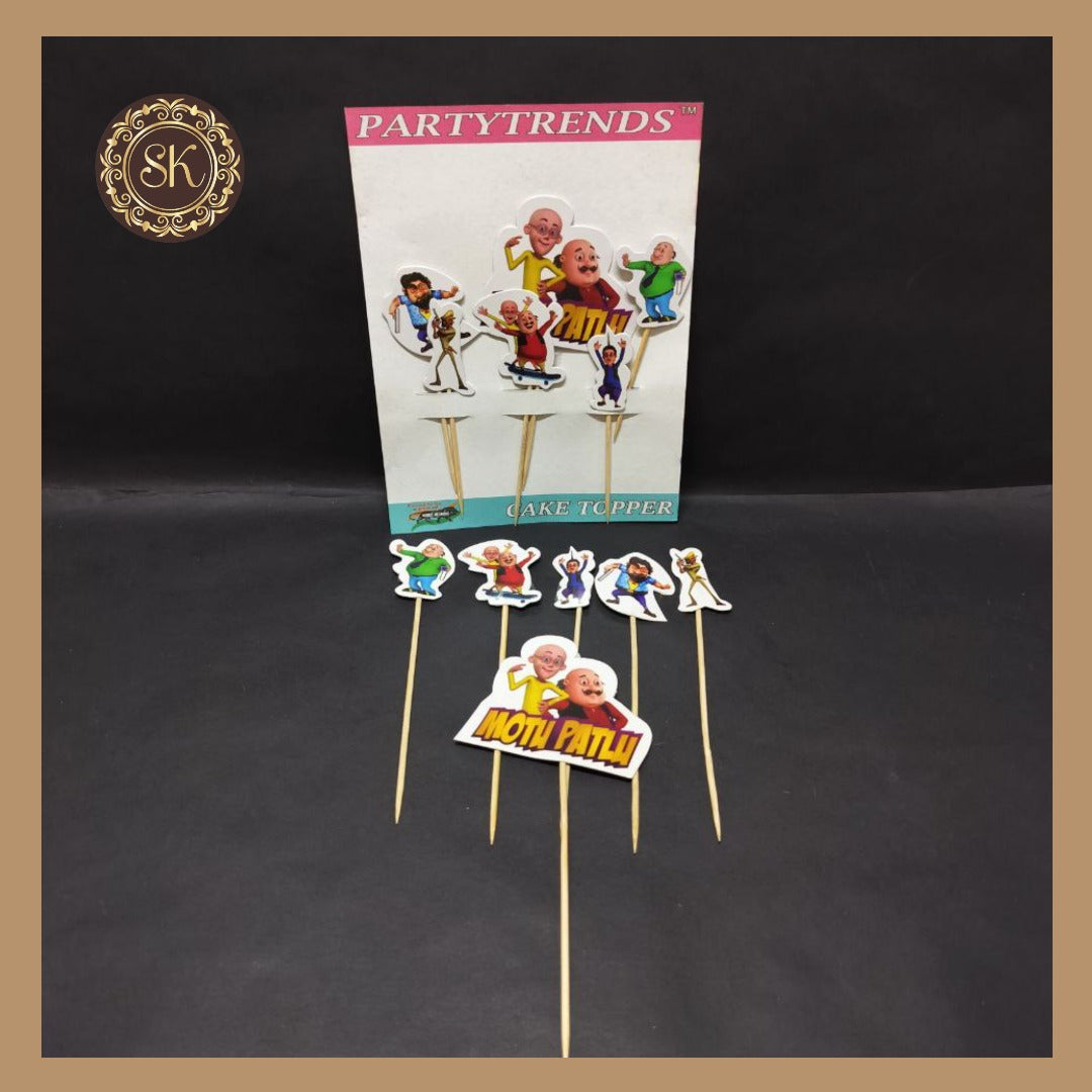 Theme Cake Toppers - 6pcs, Happy Birthday Cake Toppers | Party Cake To ...