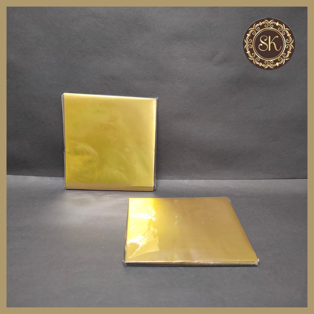 Matt Golden Wrapper for chocolates – Sweetkraft | Baking supplies