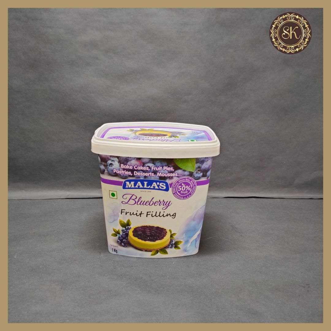 Blueberry Fruit Filling 1kg - Mala's – Sweetkraft | Baking supplies