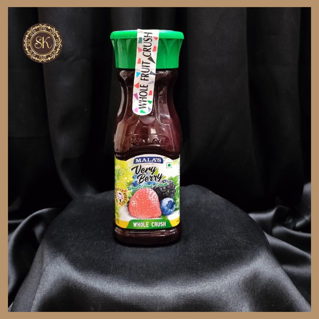 Mala's | Strawberry Whole Fruit Crush | With Fruit Pieces - 250ml ...