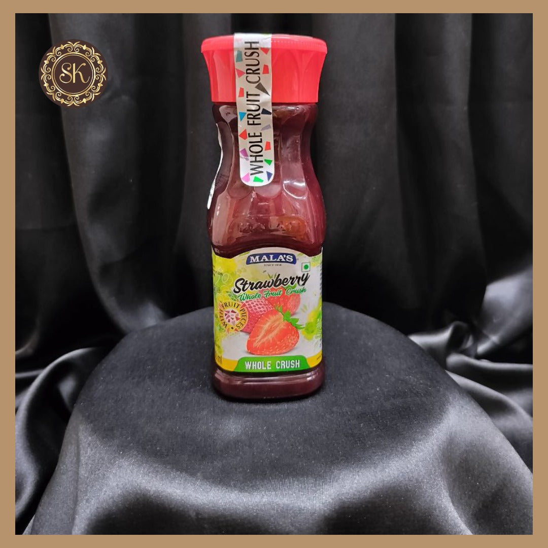 Mala's | Strawberry Whole Fruit Crush | With Fruit Pieces - 250ml ...
