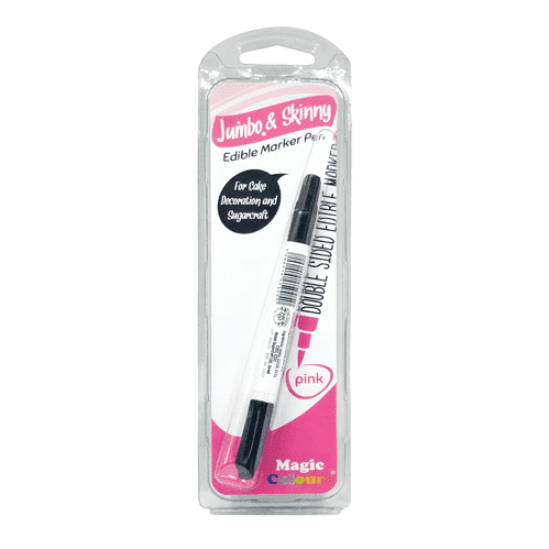Magic Jumbo & Skinny Edible Marker - Pink – Sweetkraft | Baking supplies