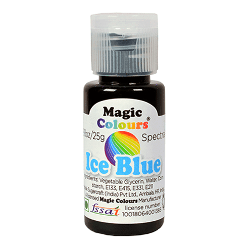 Magic Gel Colours - Ice Blue 25gms – Sweetkraft | Baking supplies